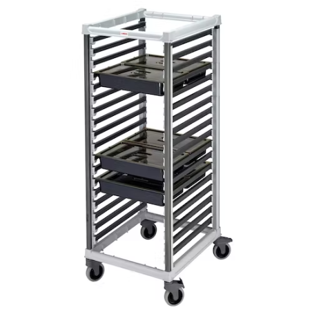 Cambro CamShelving Cambro 2/1 Gastronorm Trolley 36 Pan Capacity Tall ...