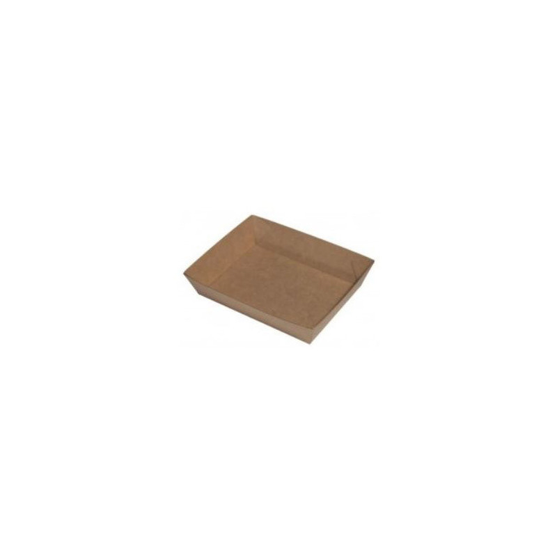 BioPak Kraft Range BioBoard Open Tray 3 - 125 Pack