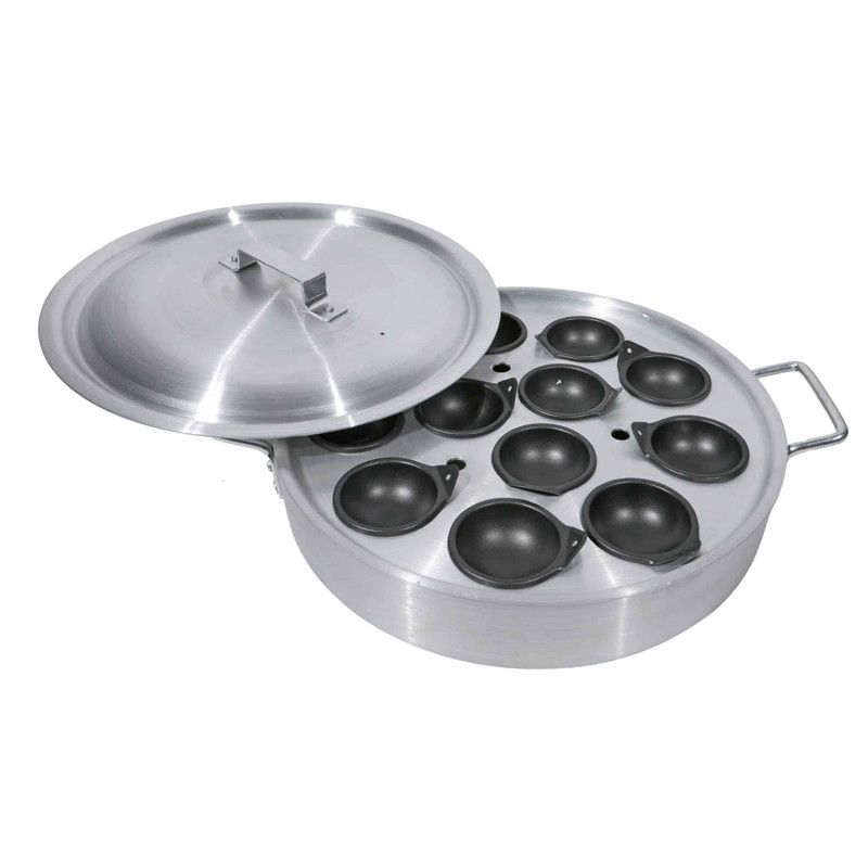 KH Royal 12-Cup Aluminium Egg Poacher Induction with Non-Stick Cup