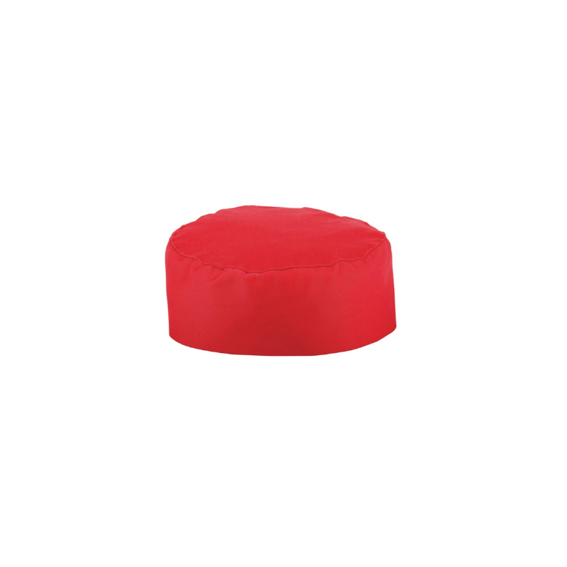 Whites Chefs Skull Cap Red