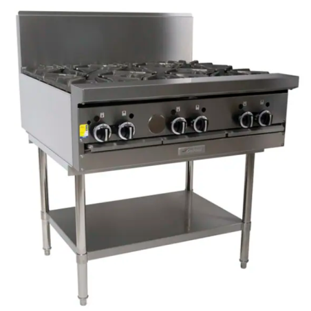 Garland GF Series GF36-6T-NG Modular Top 6 Open Top Burners