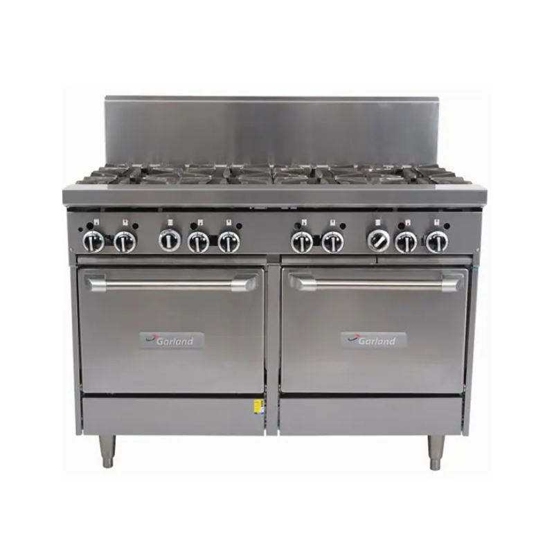 Garland GF Series GF48-8LL-NG 8 Open Top Burners With 2-door Oven