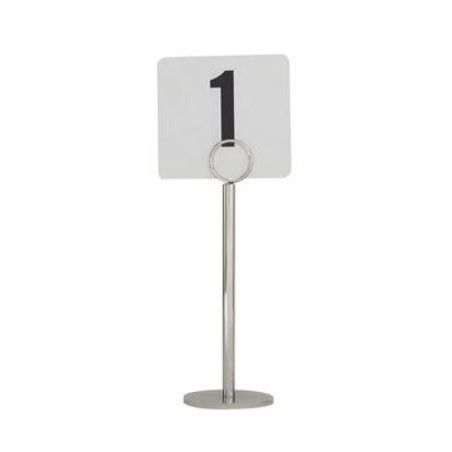 Trenton Stainless Steel with Heavy Duty Base Table Number Stand