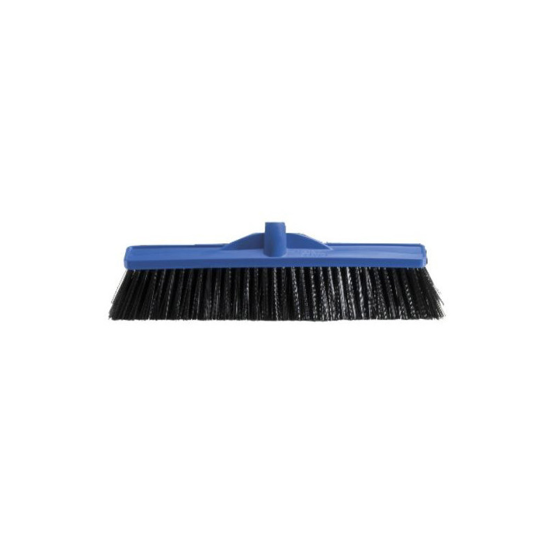 Oates Extra Stiff Poly Broom Head Blue - Cedar Hospitality Supplies